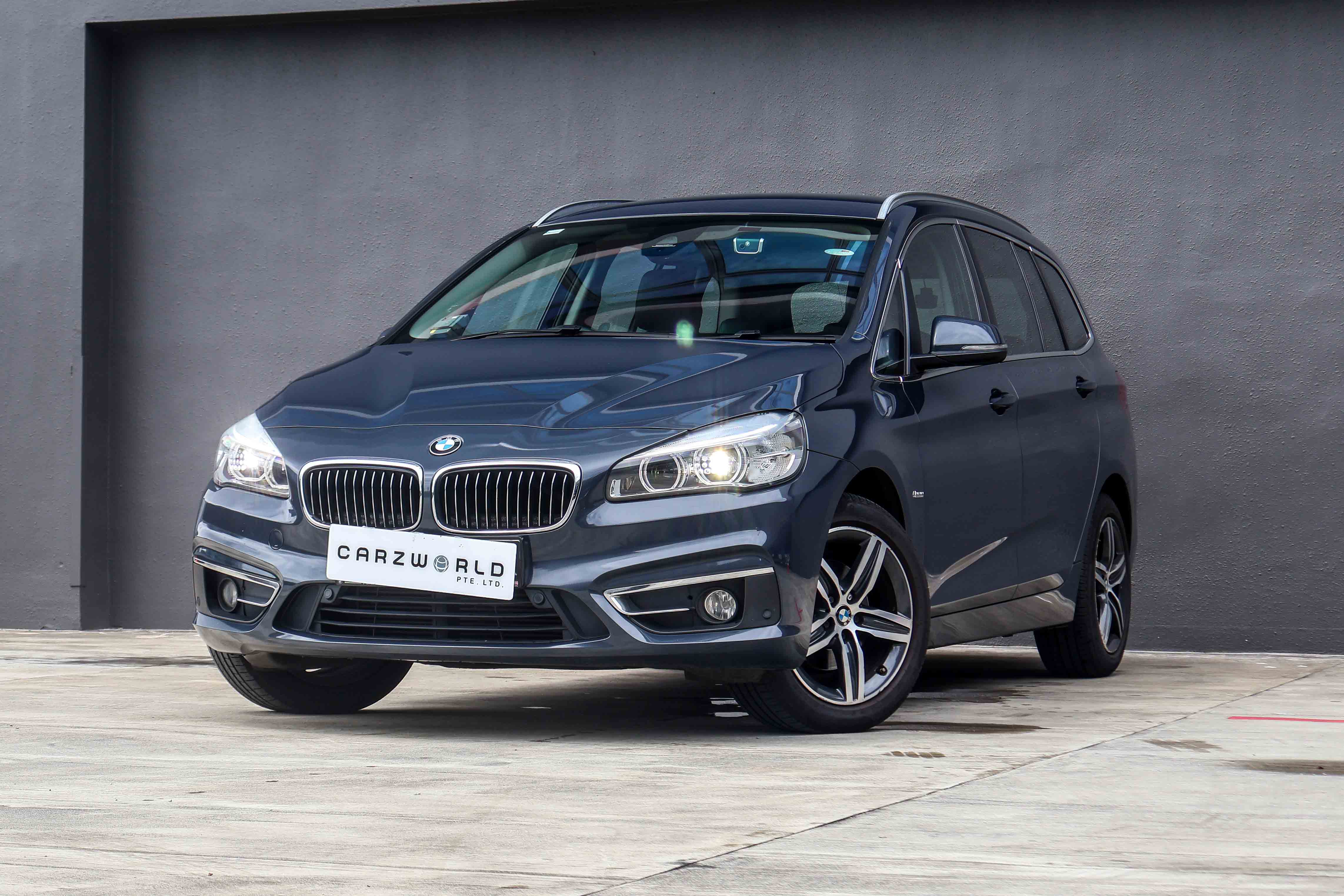 2015 USED BMW 216D GRAN TOURER LED NAV 7 SEATER WBA2E32030P836981 SNU4 ...